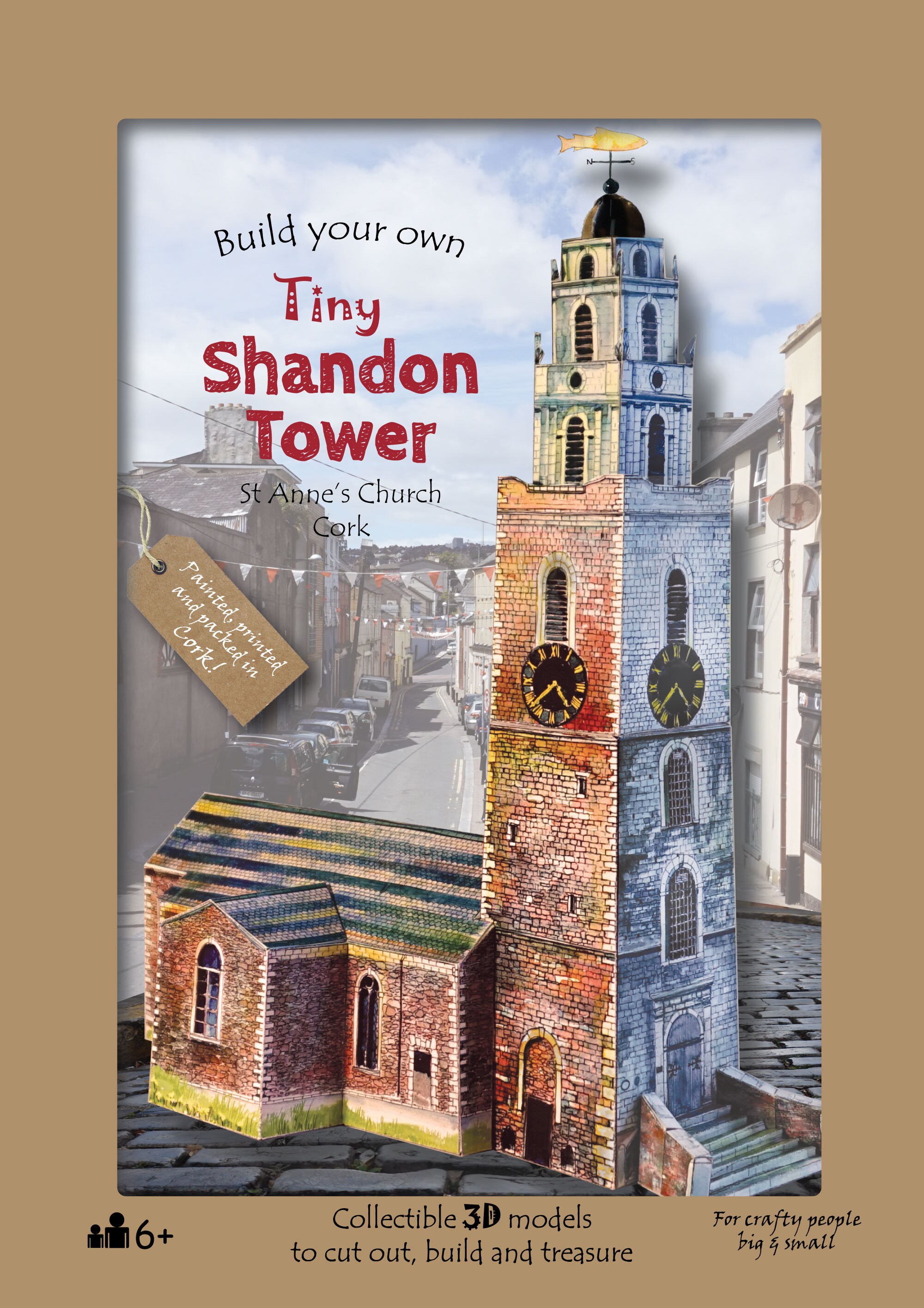 Build Your Own Tiny Shandon Tower- an Innovative Irish Paper Model Kit ...