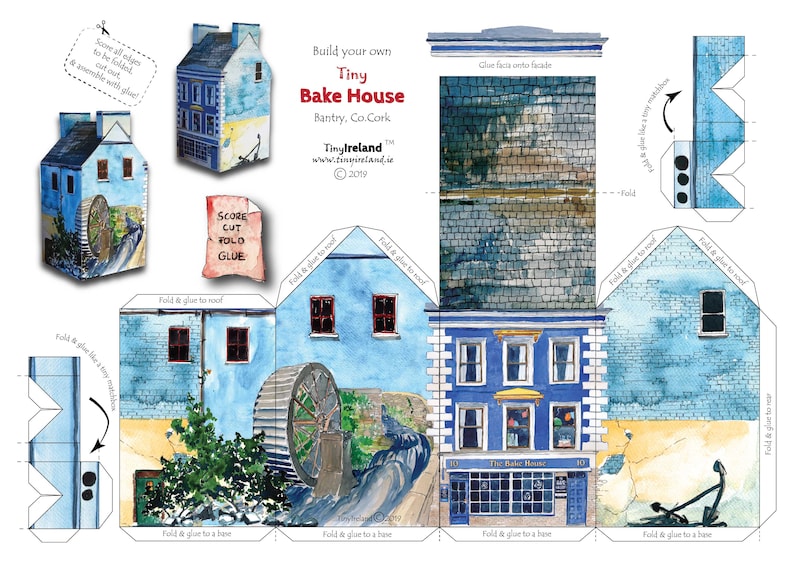 Build Your Own Tiny Bantry - a Paper Model Kit of Your Favourite Irish ...