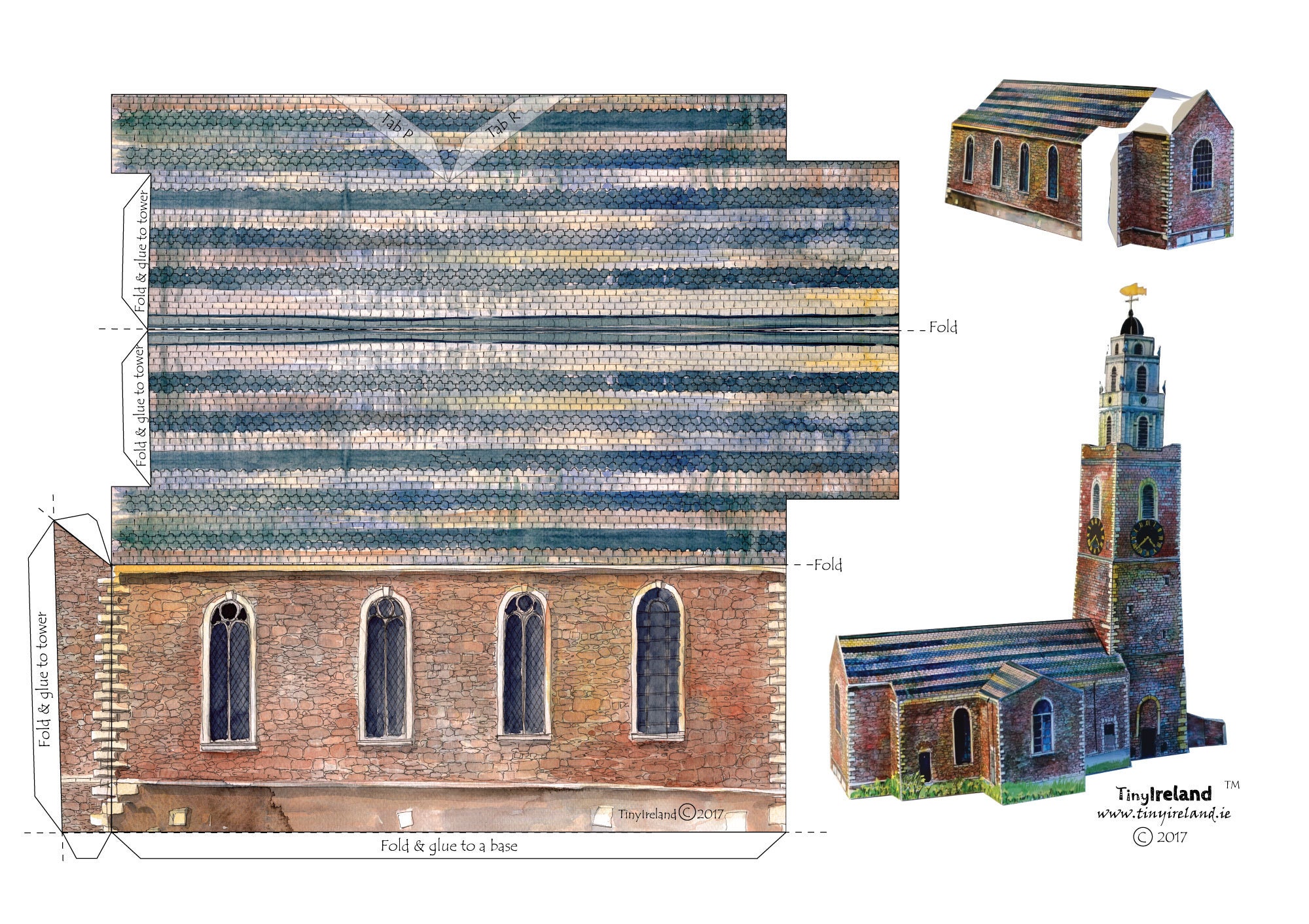 Build Your Own Tiny Shandon Tower- an Innovative Irish Paper Model Kit ...