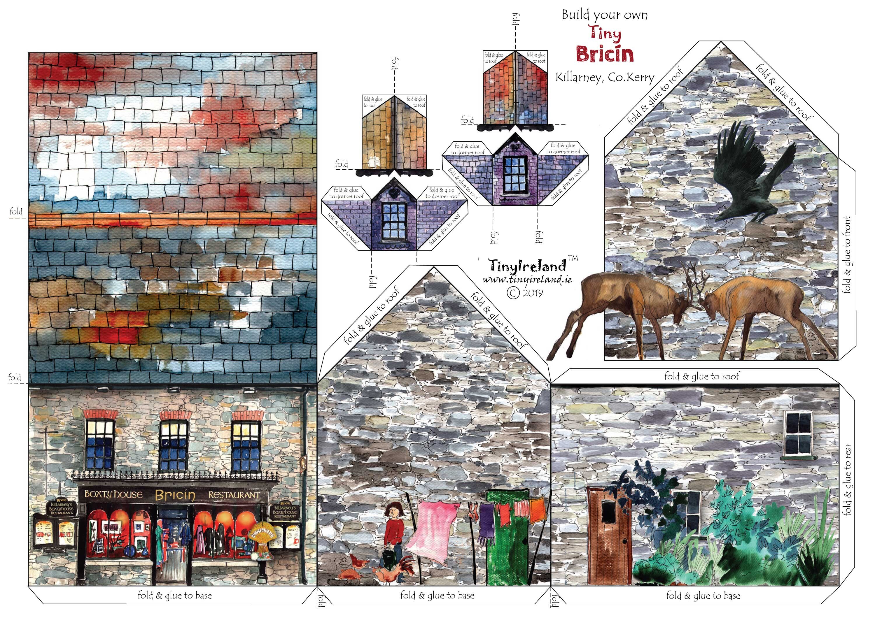 Build Your Own Tiny Killarney - an Innovative Irish Paper Model Kit - Etsy