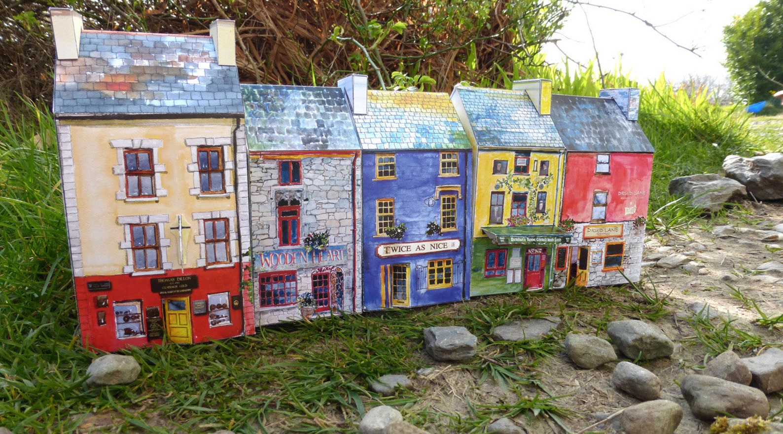 Build Your Own Tiny Galway - an Innovative Irish Paper Model Kit - Etsy UK