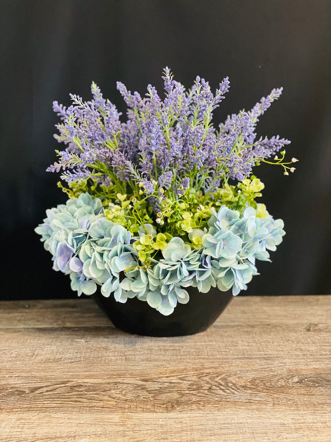 Centerpieces for Table Hydrangeas, Artificial Lavender Arrangement ...