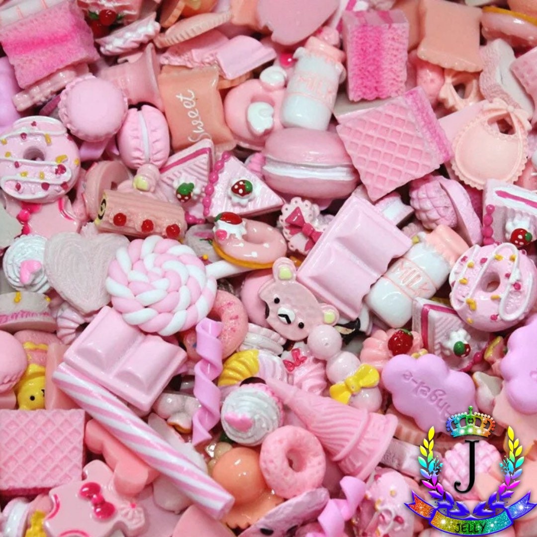 Kawaii Pink Assortment Random Charms 10 Pcs 3D Nail Art - Etsy