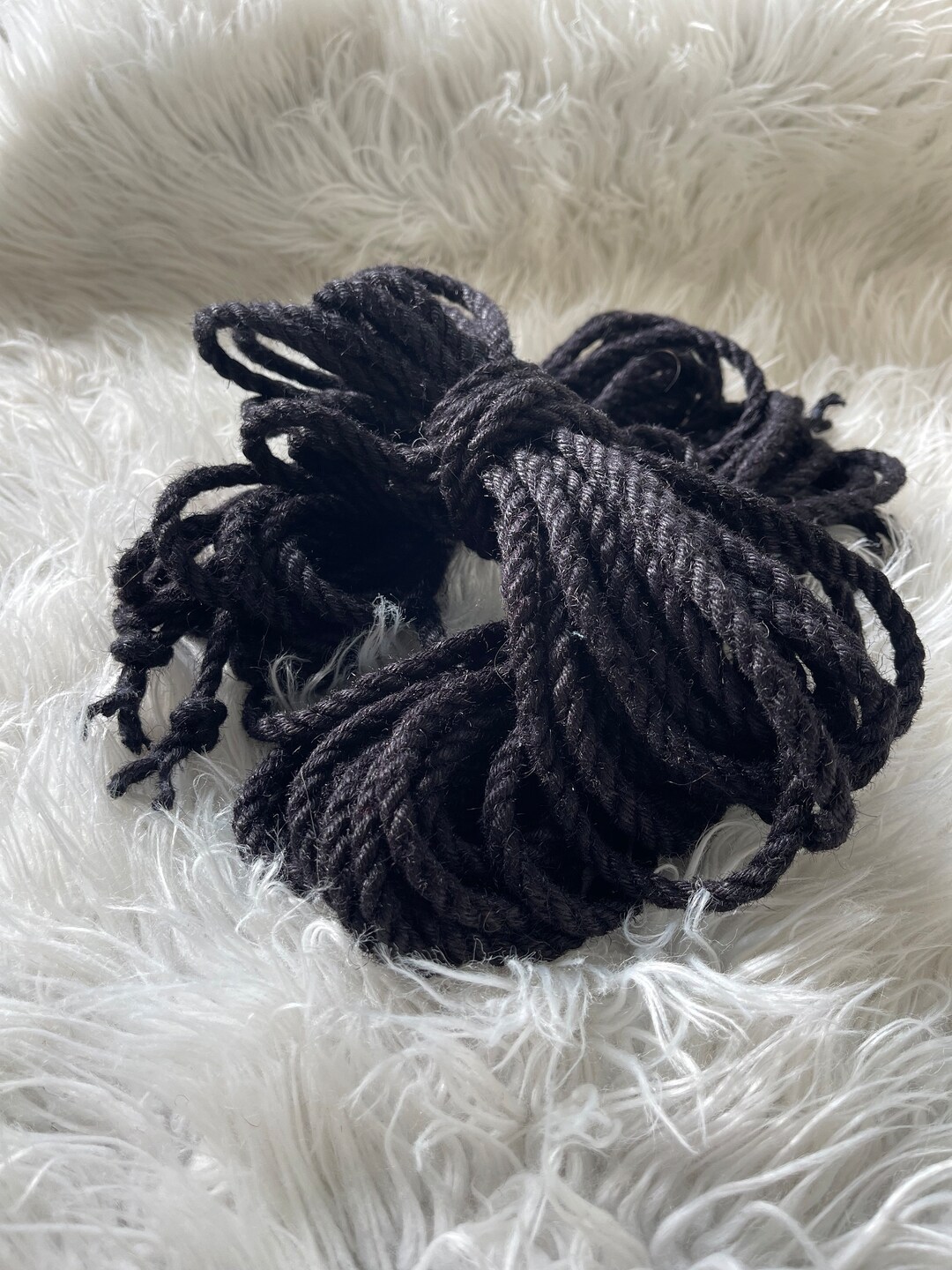 Raven Claw Black Shibari Rope 1 Hank. - Etsy