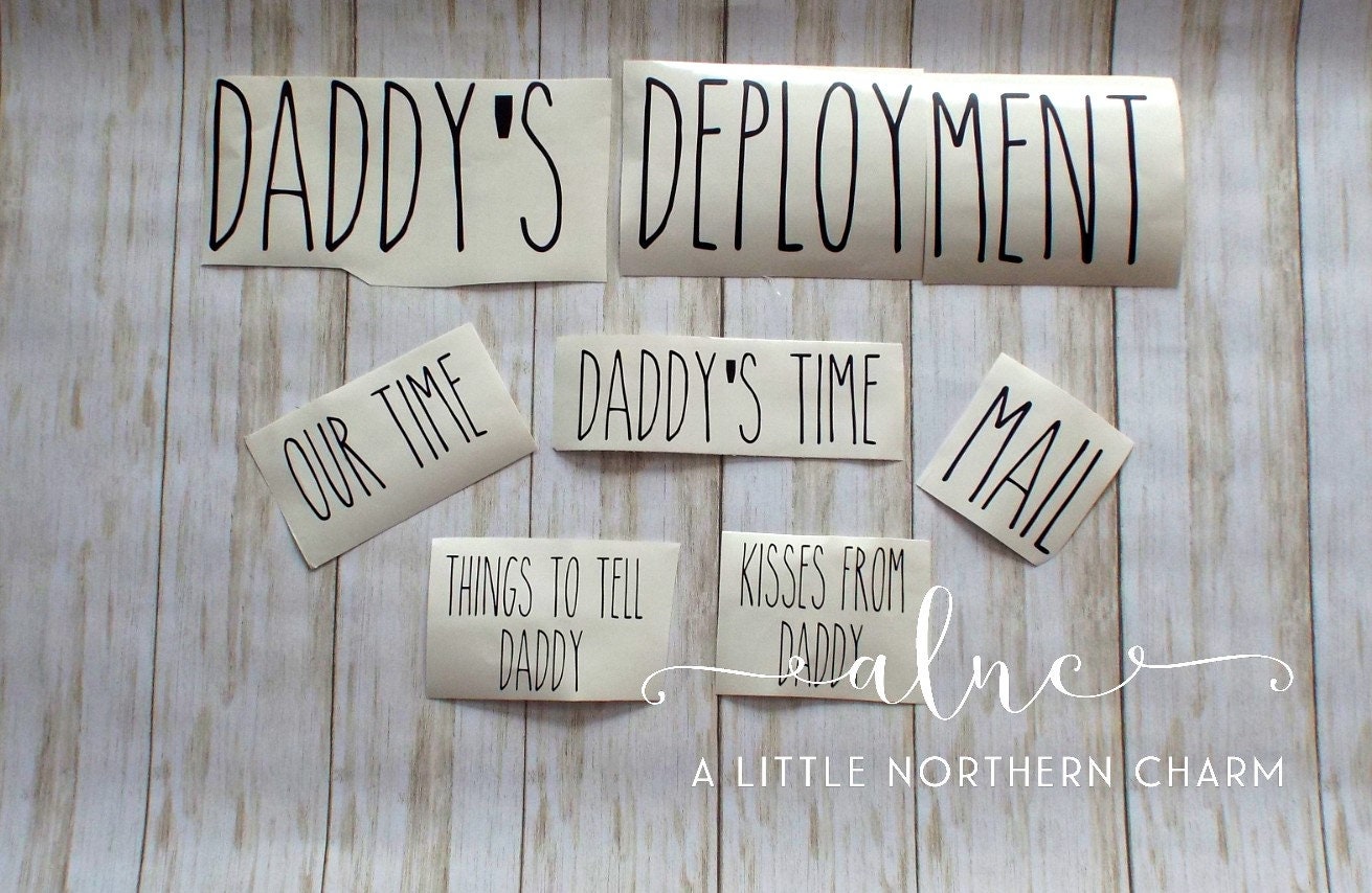 Deployment Wall Decalsdeployment Decalsdeployment Countdown - Etsy
