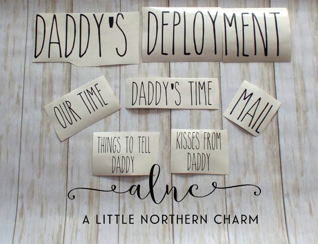 Deployment Wall Decals,deployment Decals,deployment Countdown Wall ...