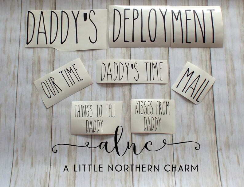 Deployment Wall Decalsdeployment Decalsdeployment Countdown - Etsy