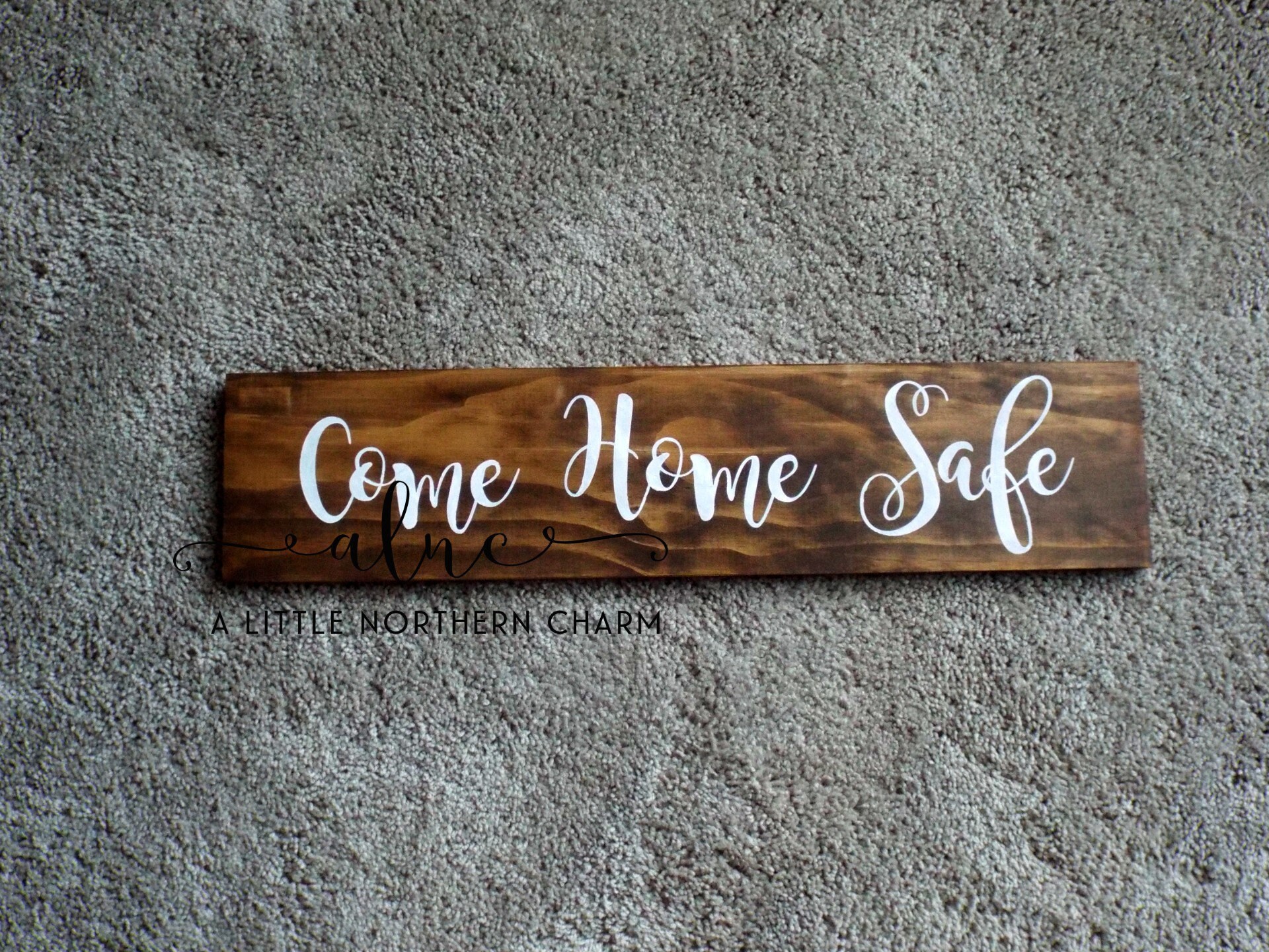 Come Home Safe Door Sign Thin Blue Line Sign Firefighter | Etsy