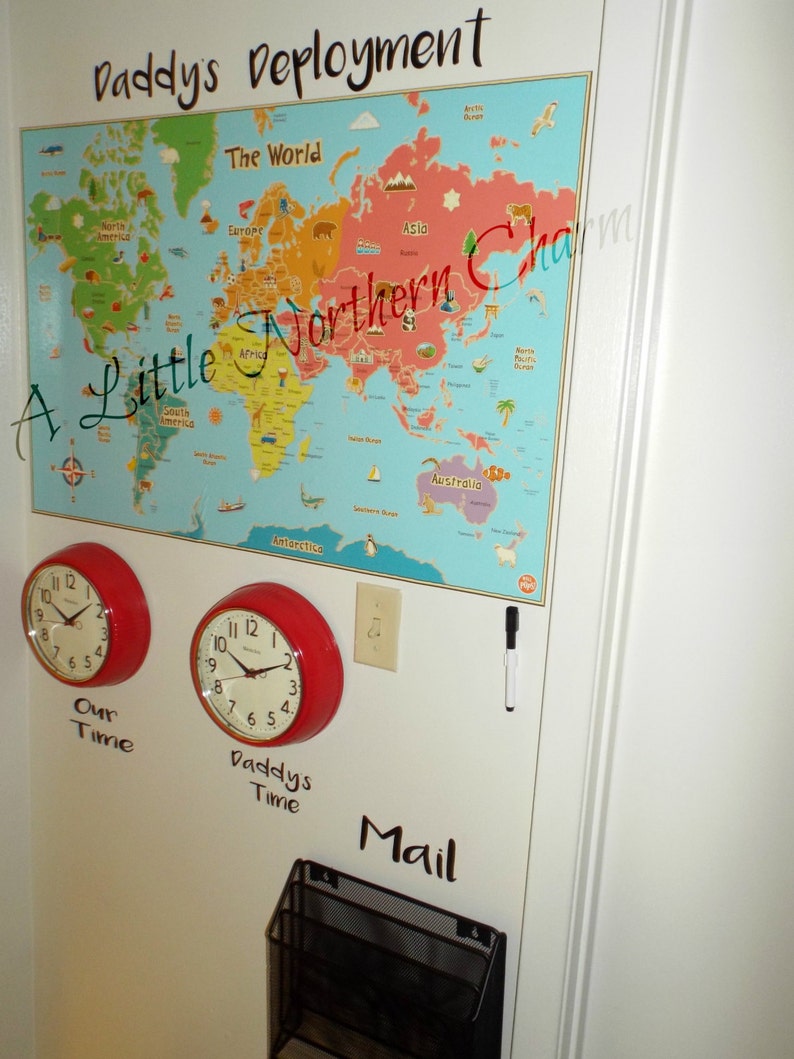 Deployment Wall DecalsDeployment Countdown Decals Deployment | Etsy