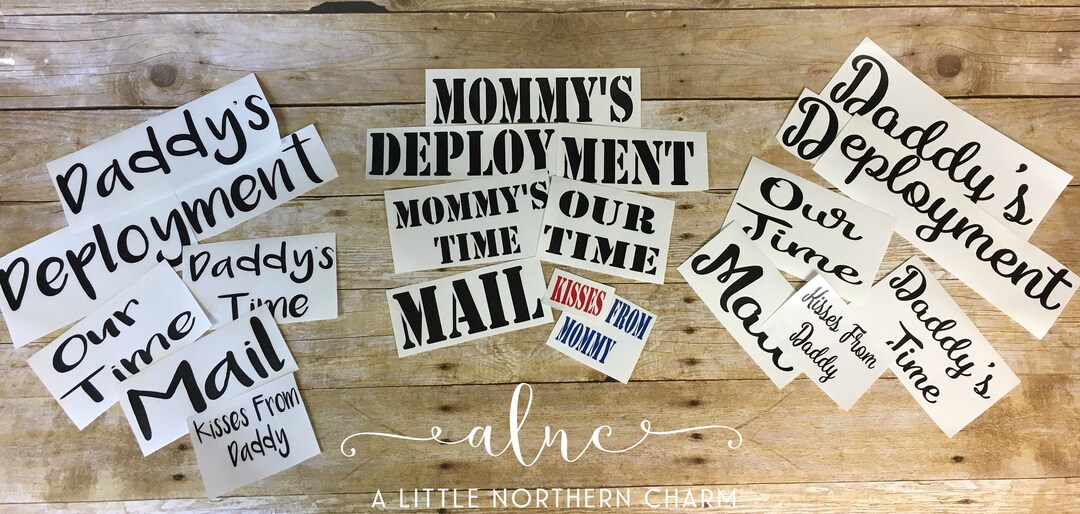 Deployment Wall Decalsdeployment Countdown Decals Deployment - Etsy