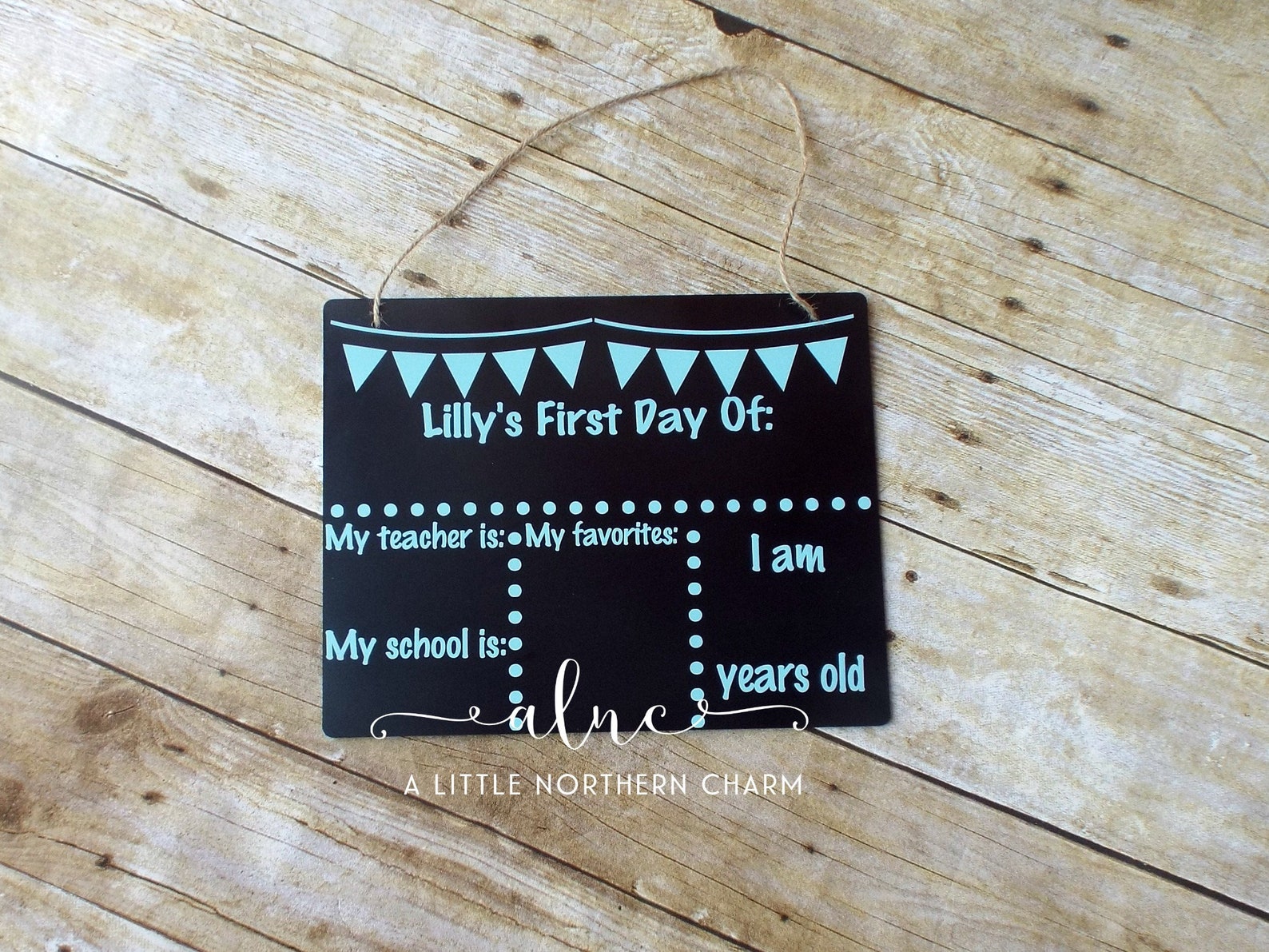 Back to School Chalkboard First Day Sign Last Day Sign | Etsy