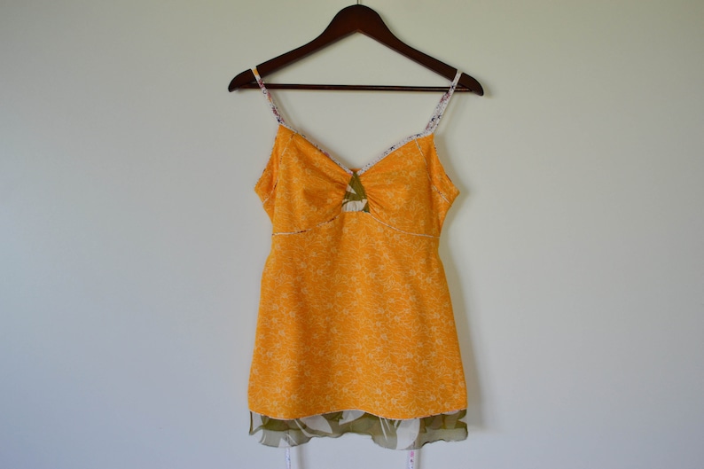 Yellow Cotton Straps Top Lightweight Girls Summer Top Women Summer ...