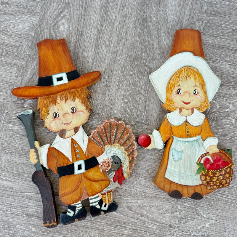 Pilgrim Figurine - Etsy