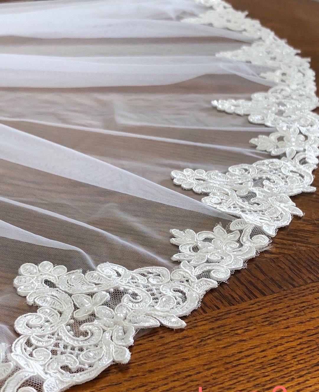7.5cm Width Exquisite Beaded Ivory Lace Trim, Bridal Lace Trim, Bridal ...