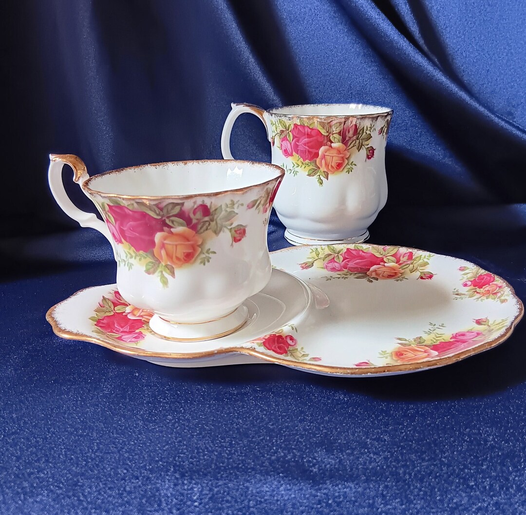 Royal Albert, Old Country Roses, Tennis Set, Tennis Plate, Old Country ...