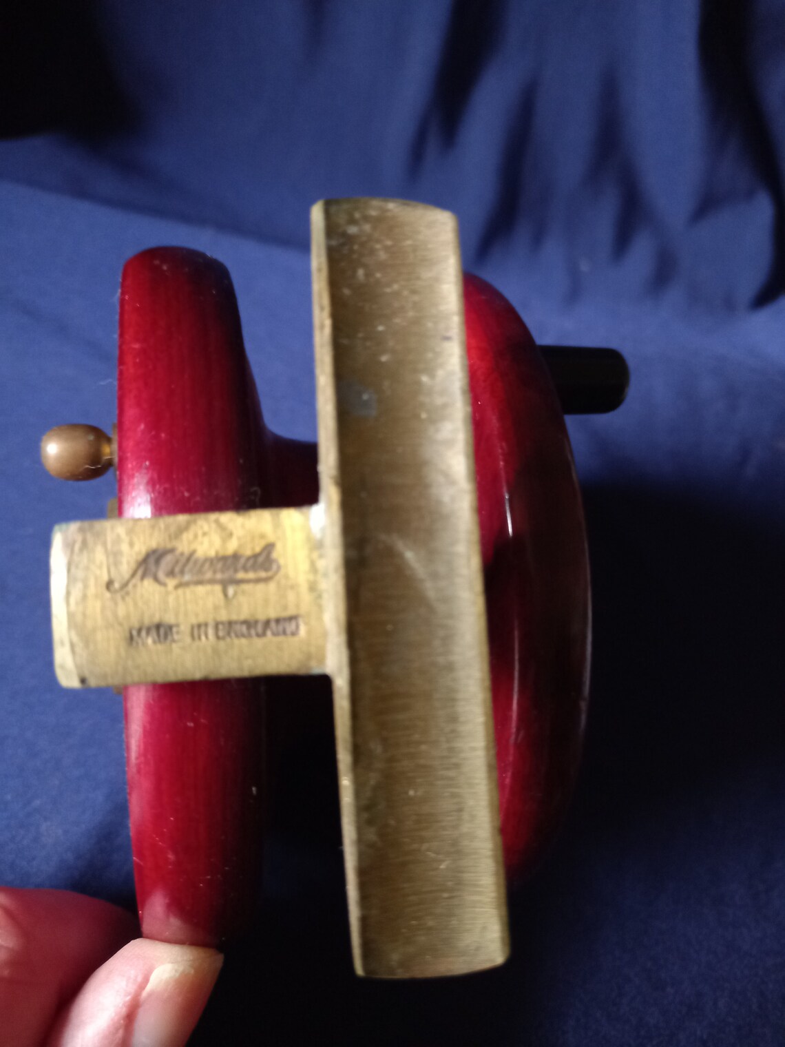 Milwards Fishing Reel Wooden Fishing Reel Fishing - Etsy