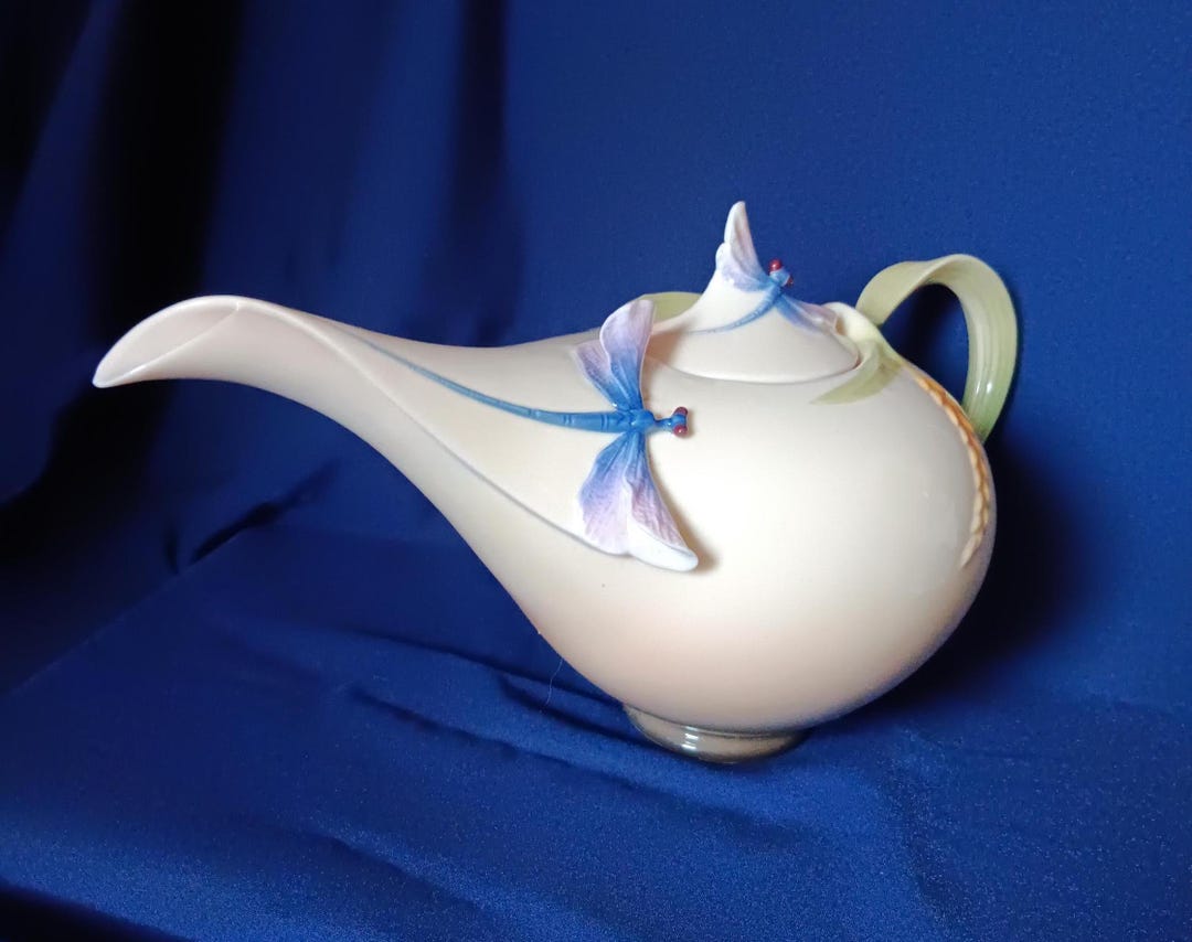 Franz Porcelain, Franz Dragonfly, Franz Teapot, Dragonfly Teapot ...