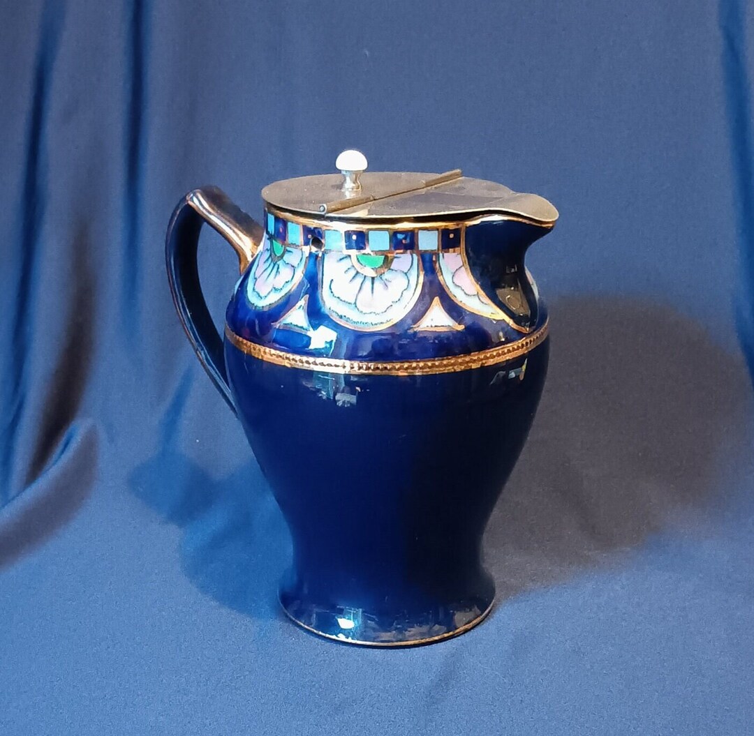 Antique Hot Water Jug, Hot Chocolate Jug, Lidded Jug, Royal Stanley ...