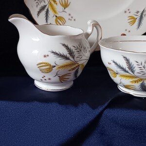 Vintage Tea Set, Colclough Bone China, Colclough Stardust, Milk Jug and ...