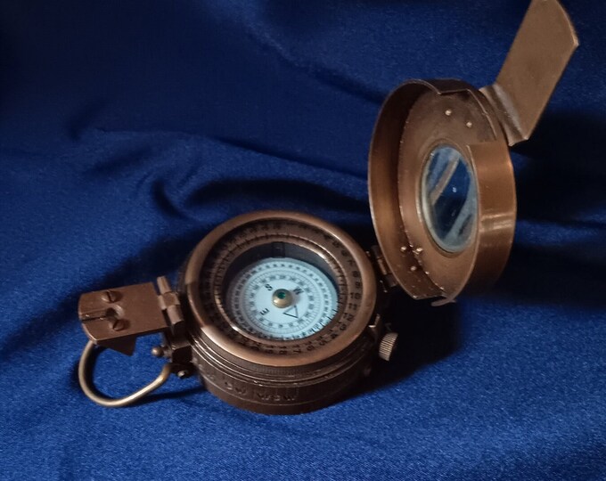 Military Compass, TG & Co Ltd London, Officer's Compass, Brass Compass ...