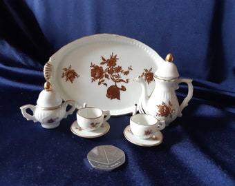 Bone China Miniature Tea Set | Etsy