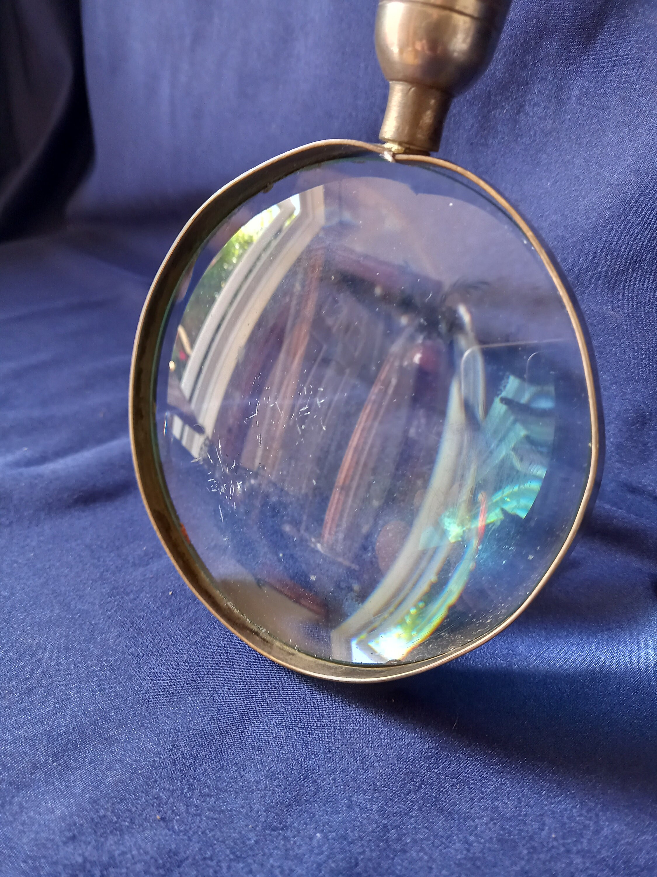 Magnifying Glass Magnifier Hand Lens Eyeglass Large Silver - Etsy