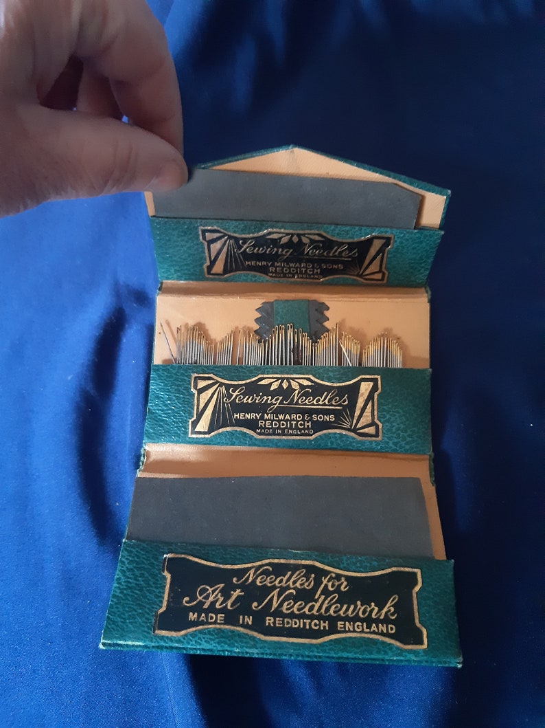 Antique Needle Case Antique Needles Henry Milward - Etsy