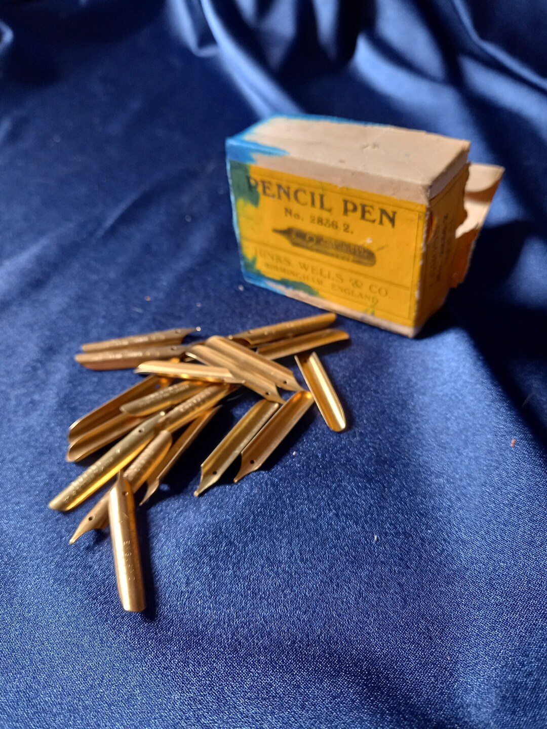 Vintage Pen Nibs, Hinks Wells Pencil Pen, Calligraphy, Dip Pen ...