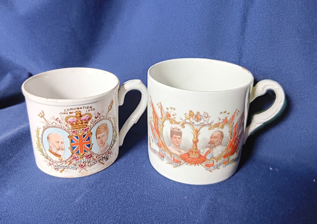 Royal Commemorative, Edward VII, Coronation Cups, Royal Souvenir ...