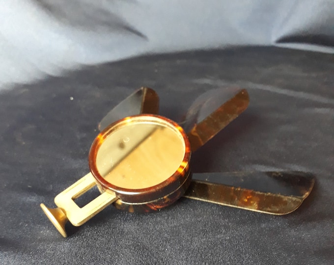 Celluloid Mirror Art Deco Mirror Art Deco Fan Handbag - Etsy