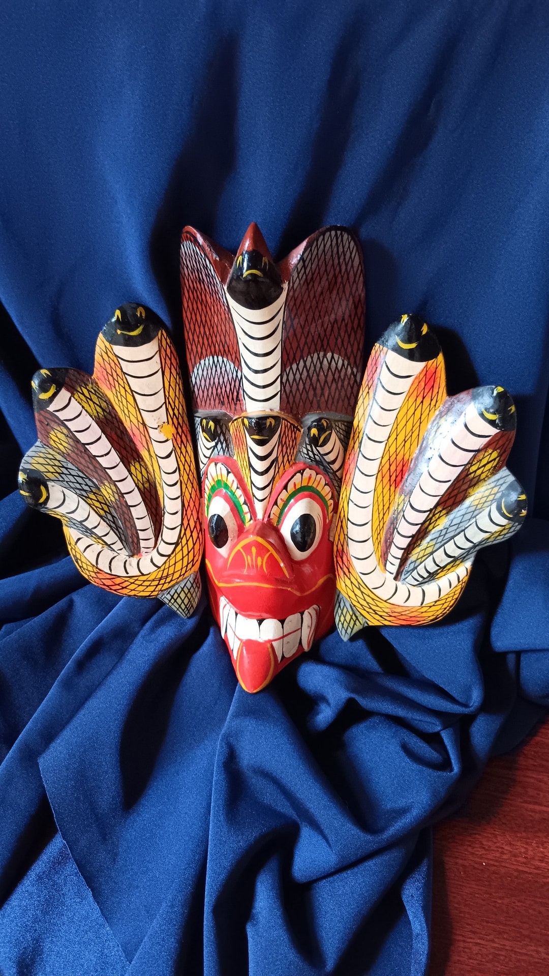 Wall Mask, Naga Raksha, Cobra Wall Mask, Sri Lankan Mask, Devil Mask ...