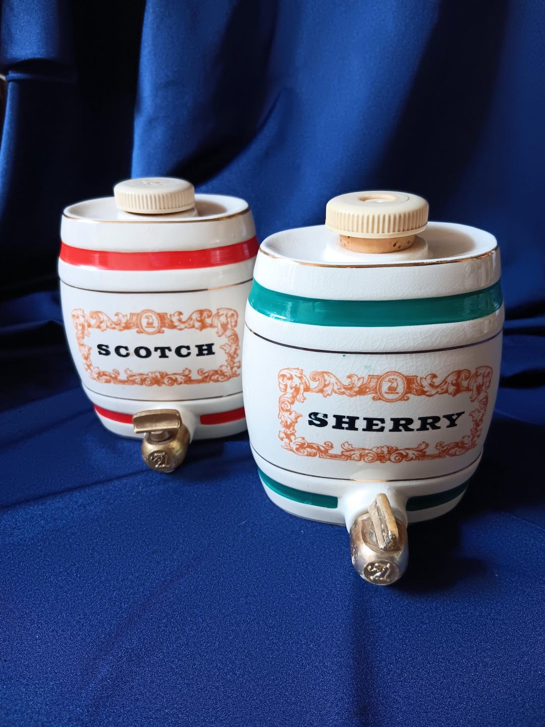 Vintage Decanters, Wade Decanters, Whisky Decanter, Whisky Barrel ...