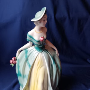 Art Deco Lady, Goebel Figurine, Art Deco Figurine, Crinoline Lady ...