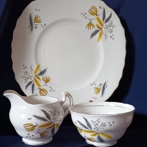 Vintage Tea Set, Colclough Bone China, Colclough Stardust, Milk Jug and ...