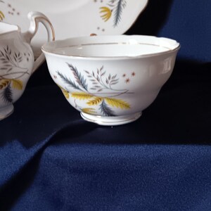 Vintage Tea Set, Colclough Bone China, Colclough Stardust, Milk Jug and ...