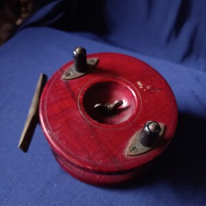 Milwards Fishing Reel, Wooden Fishing Reel, Fishing Collectible ...