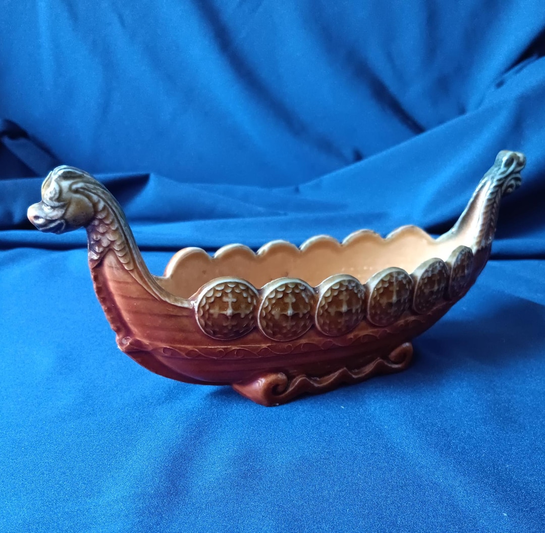 Viking Ship, Viking Longboat, Wade Viking Ship, Ceramic Boat, Wade ...