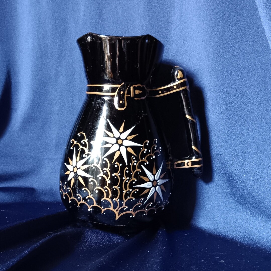 Jackfield Jug, Jackfield Pottery, Antique Jug, Antique Vase, Pitcher ...