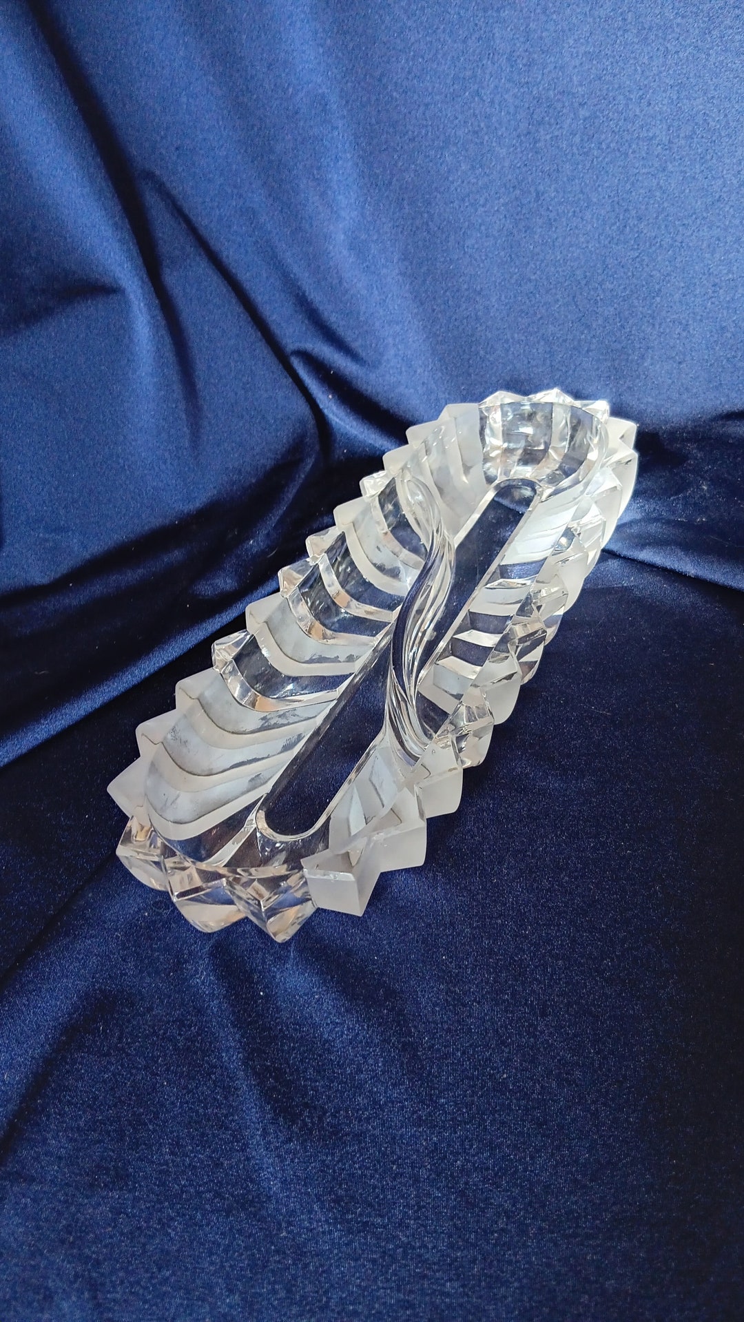 Antique Pen Tray, Art Deco Pen Tray, Pen Dish, Glass Pen Tray Cut Glass ...