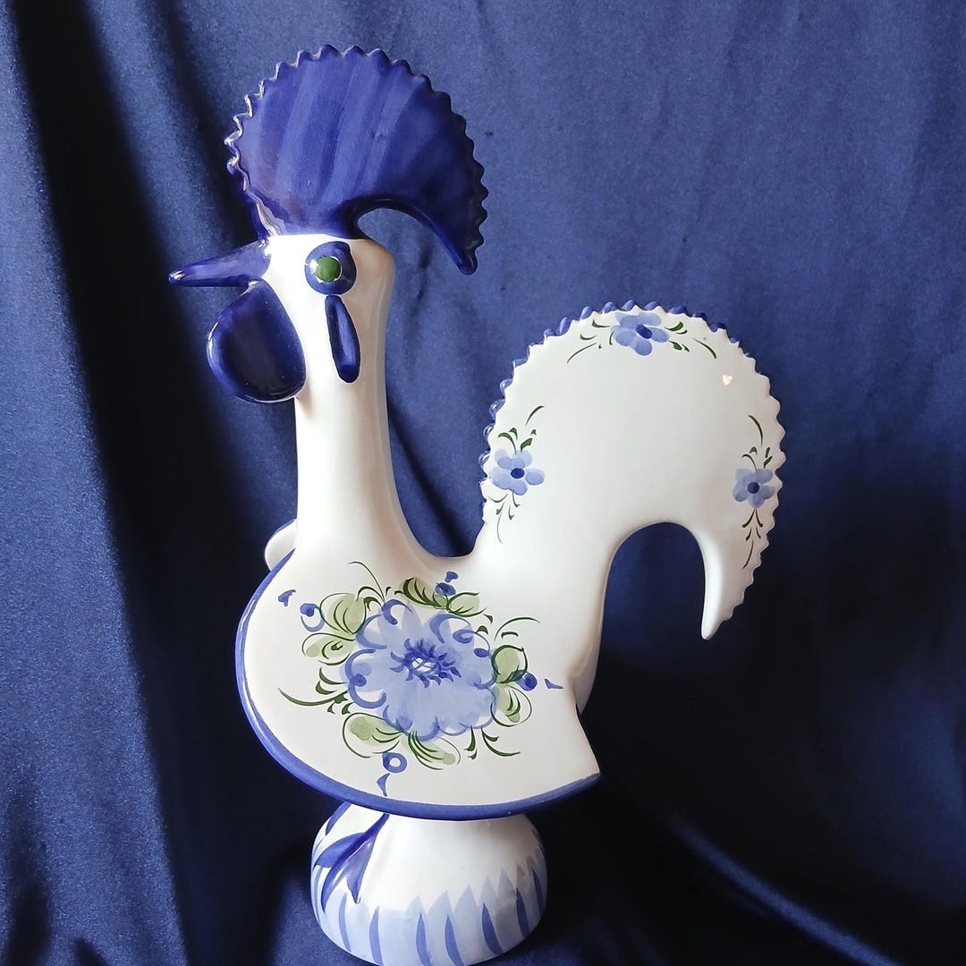 Galo De Barcelos, Ceramic Rooster, Ceramic Chicken, Portuguese Chicken ...