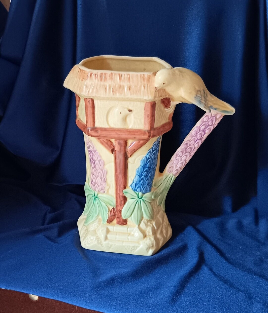 Art Deco Jug, Art Deco Vase, Flaxman Wade Heath, Bird Table Jug, Wade ...