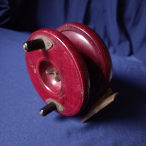 Milwards Fishing Reel, Wooden Fishing Reel, Fishing Collectible ...