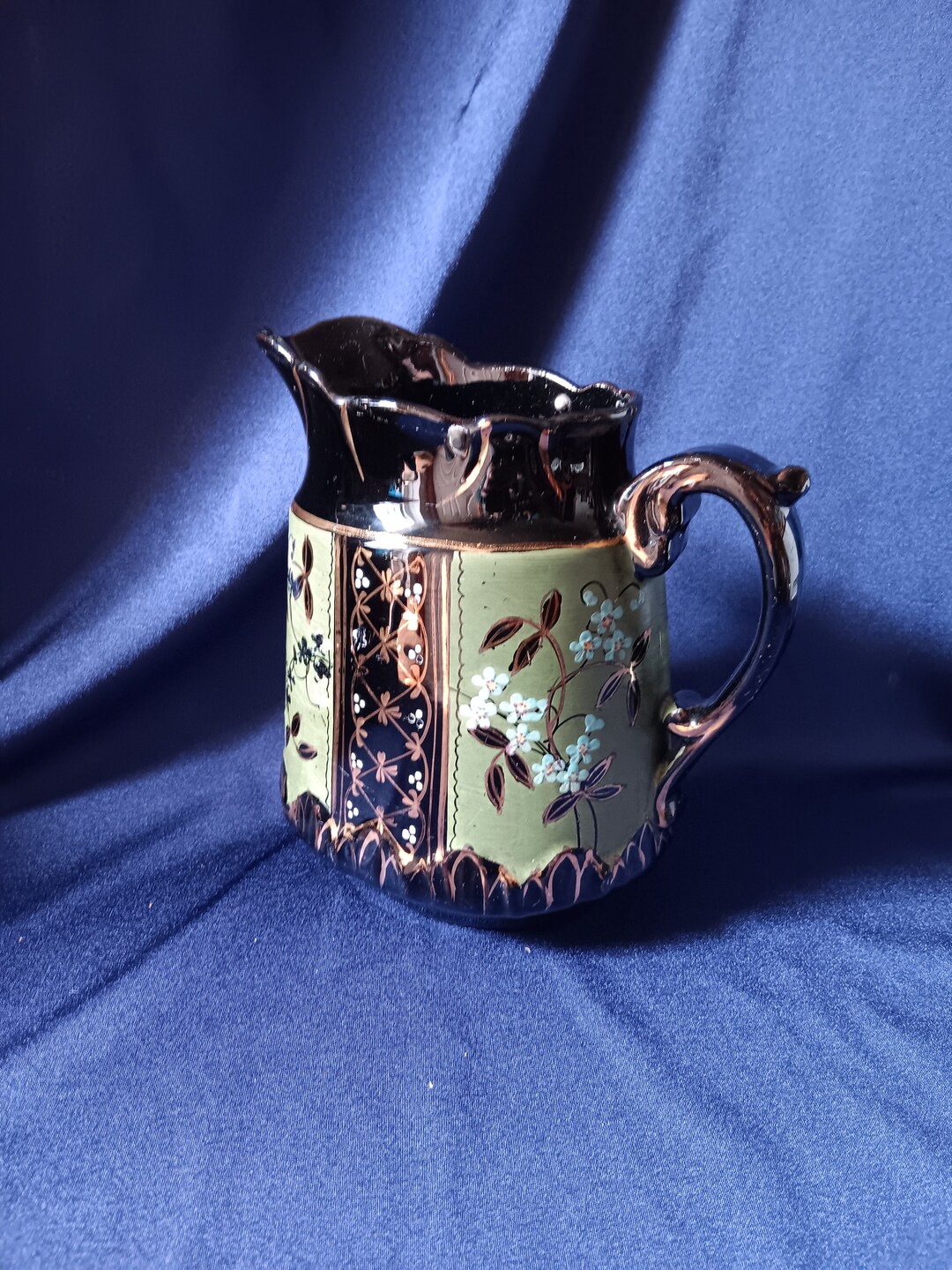 Jackfield Jug, Antique Jug, Jackfield Pottery, Antique Vase, Home Decor ...