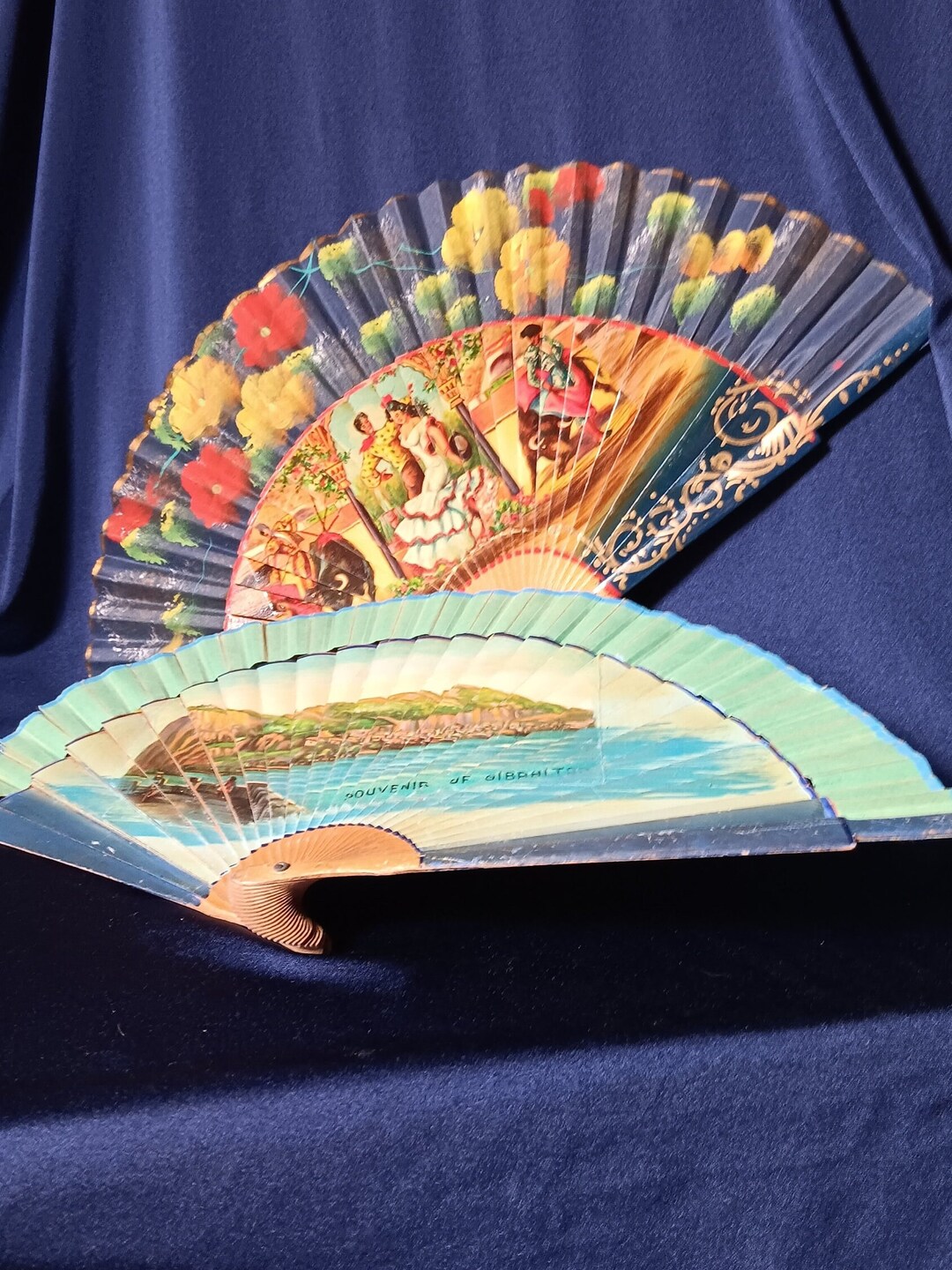 Vintage Fans, Spanish Fans, Lacquered Fans, Spain, Flamenco Fan ...