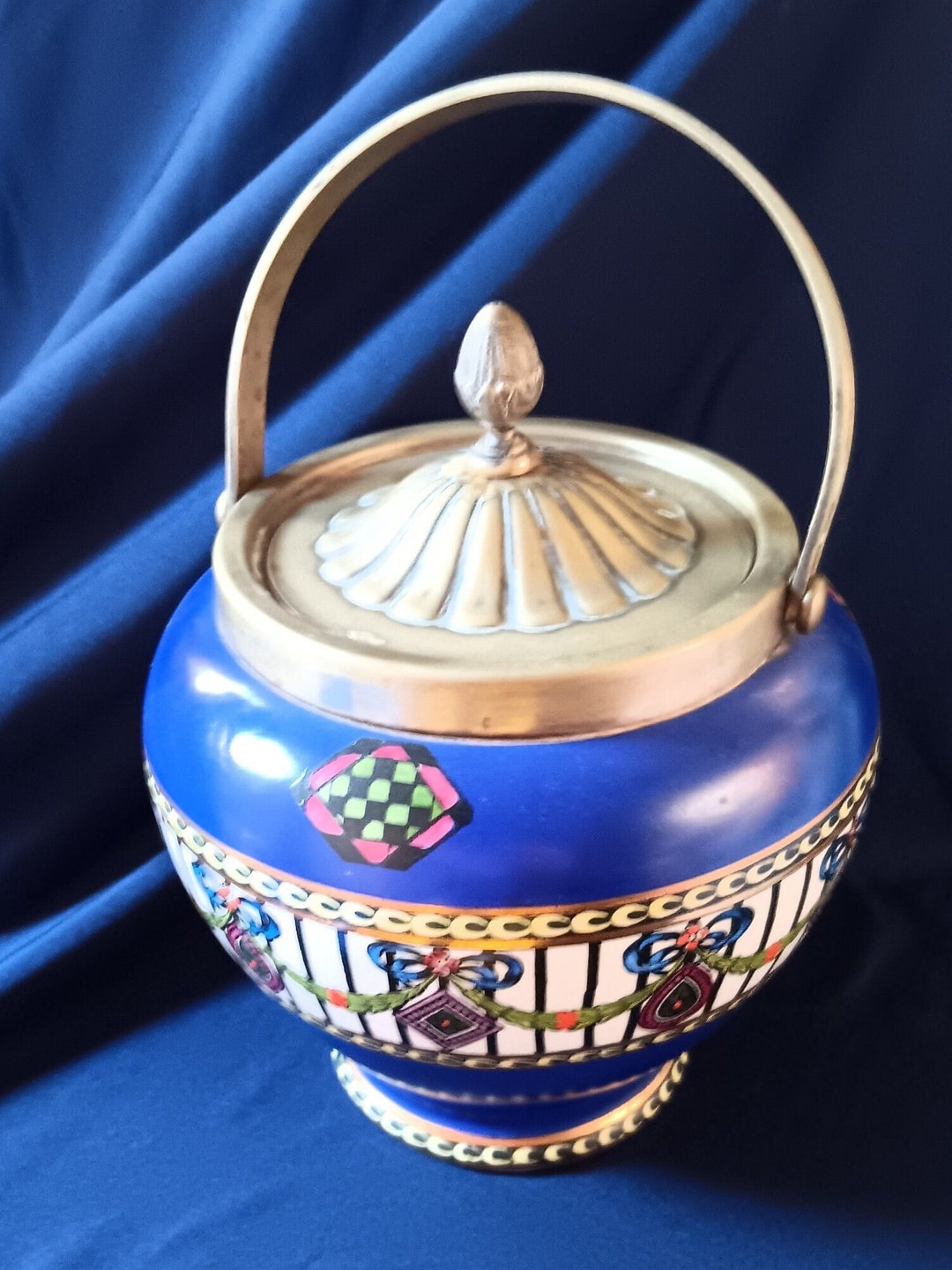 Antique Biscuit Barrel, Cookie Jar, James Kent, Luxor, Antique Decor, Kitchen Decor, Afternoon ...