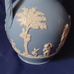 Dudson Hanley, Blue Jasperware, Vintage Vase, Jasper Ware Vase, Vintage ...