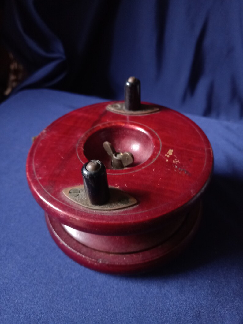 Milwards Fishing Reel Wooden Fishing Reel Fishing - Etsy