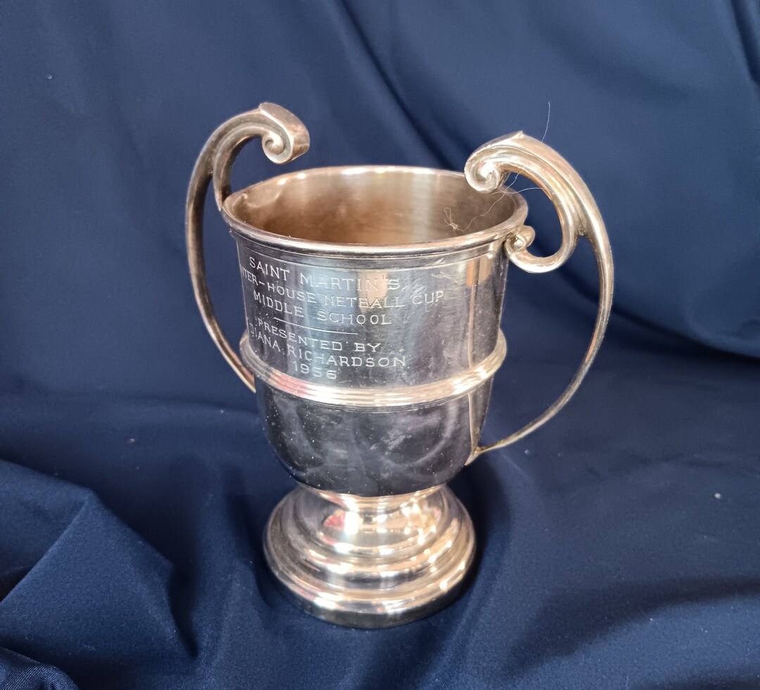 Vintage Trophy, Walker and Hall, Silver Plate Trophy, Vintage Award ...