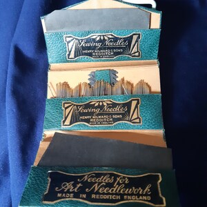 Antique Needle Case Antique Needles Henry Milward - Etsy