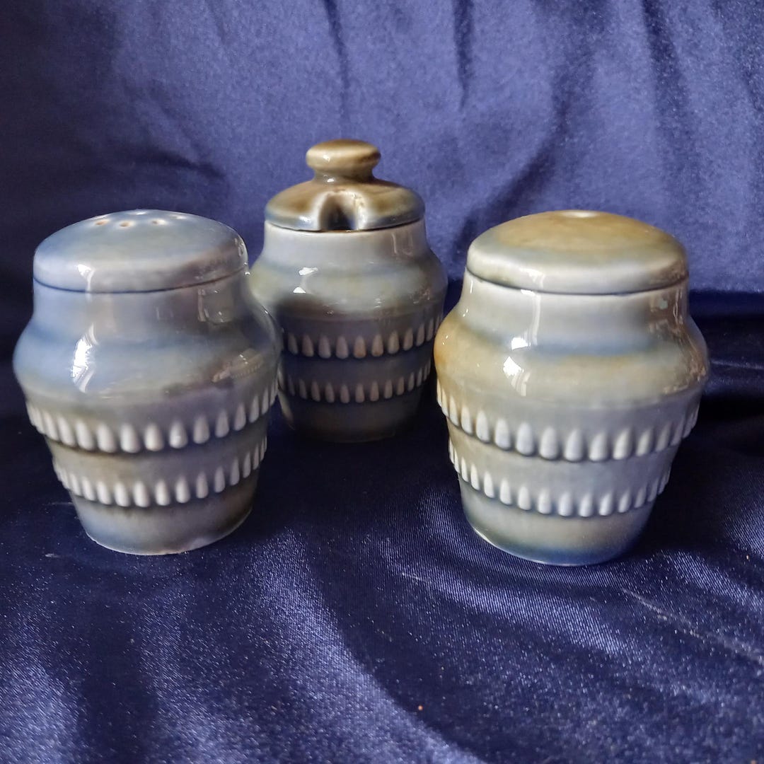 Wade Irish Porcelain, Wade Pottery, Wade Cruet Set, Salt and Pepper ...